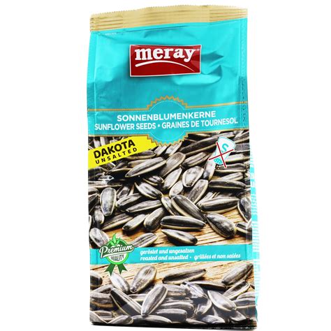 Meray Dakota Unsalted Sunflower Seeds 881 Oz 250 Gr Qualita Food Store