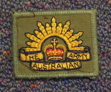 The Australian Army Cloth Patch Smolle S A Trading Mart