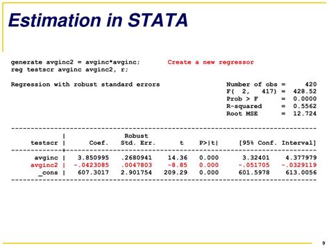 ppt nonlinear regression functions sw chapter 8 powerpoint