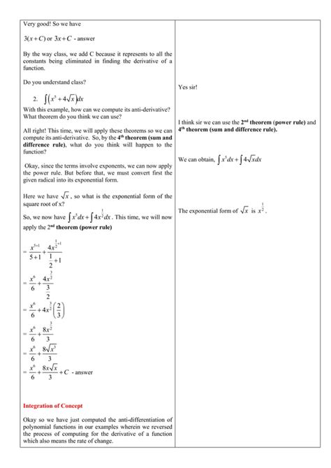 Embodo Lp Grade 11 Anti Derivative Of Polynomial Functions Docx