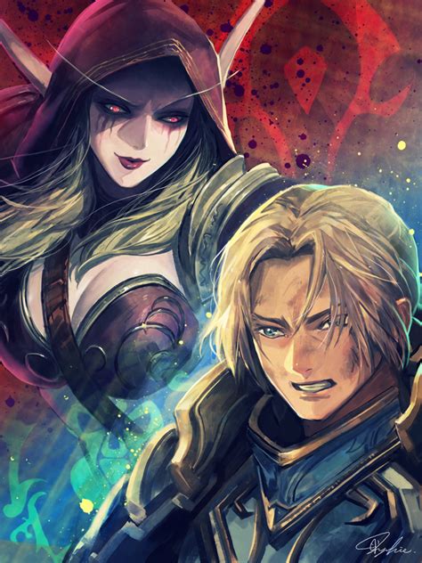 Sylvanas Windrunner Warcraft Blizzard фэндомы Anduin Wrynn