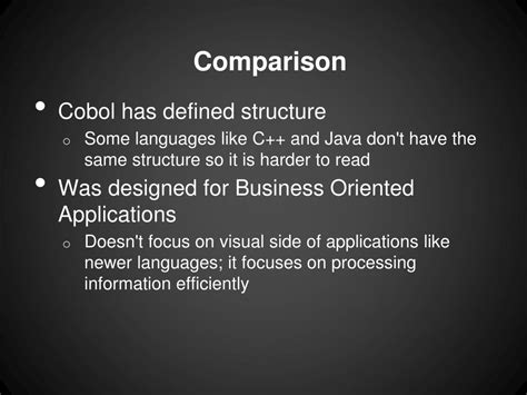 PPT COBOL PowerPoint Presentation Free Download ID