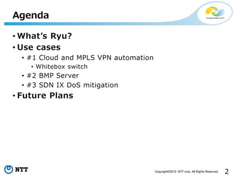 Ryu Sdn Framework Pdf Technology And Computing