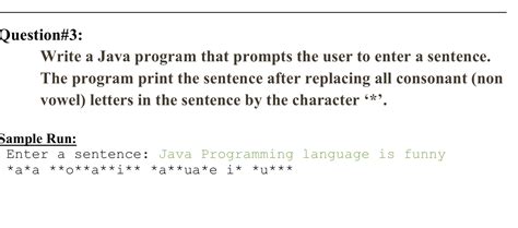 Solved Question3 Write A Java Program That Prompts The