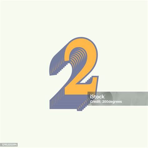 2 번 빈티지 스타일 라틴어 두 기호 기호 번호 평면 벡터 일러스트레이션 0명에 대한 스톡 벡터 아트 및 기타 이미지 0명 3차원 형태 검은색 Istock