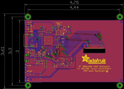 Downloads Adafruit 5 And 7 800x480 Tft Hdmi Backpack Adafruit
