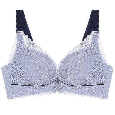 Knosfe Plus Size Bras Wireless Solid Color Lace Full Coverage T Shirt
