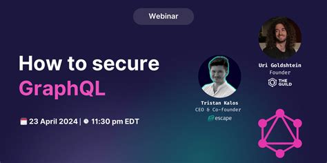 Webinar How To Secure Graphql Dev Community