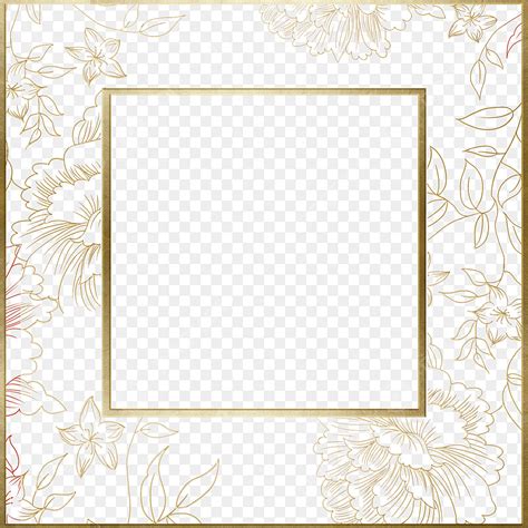 사각형 전통적인 황금 패턴 장식 테두리 일러스트 전통적인 황금 패턴 배경틀 중국 국경 Png 일러스트 및 Psd 이미지 무료 다운로드 Pngtree