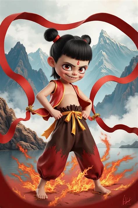 哪吒 F 1 Lora 团子 Liblibai 花瓣网