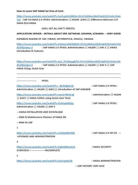 How To Learn Sap Hana For Free With Gcp Practice 1684072705 Pdf Computer Architecture