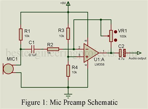 Mic Preamp Schematic Elevate Your Diy Audio Projects Engineering