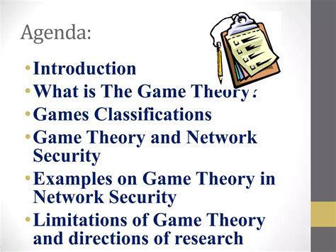 Game Theory In Network Security Ppt