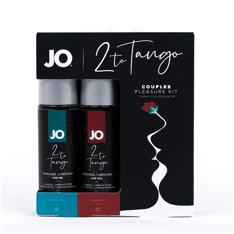Jo 2 To Tango Couples Pleasure Kit Warming Cooling Lubricant 2x60ml