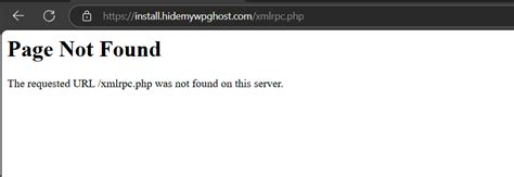 Disable Xml Rpc Access Using Wp Ghost