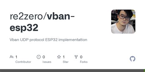 GitHub Re2zero Vban Esp32 Vban UDP Protocol ESP32 Implementation