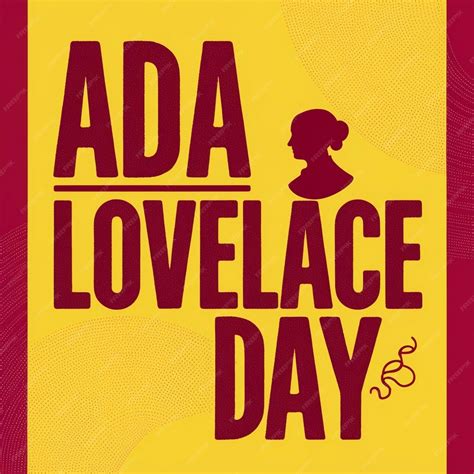 Ada Lovelace Day Vector Illustration For Ada Lovelance Day Fully