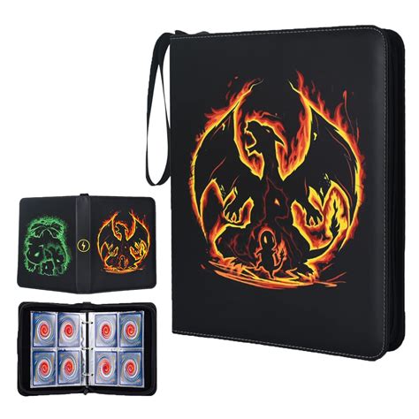 Trading Card Binder With 400 Side Loading Pockets4 Pocket Trading Card