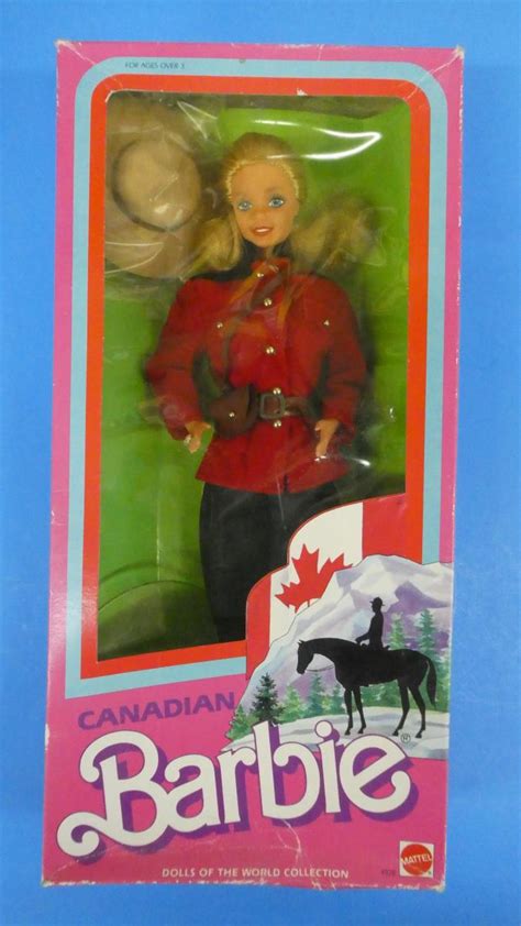 1987 Dolls Of The World Canadian Barbie 2 Dolls Of The World Collection 1979 To Present