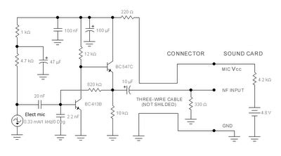 Belajar Elektro Skema Preamp Mic