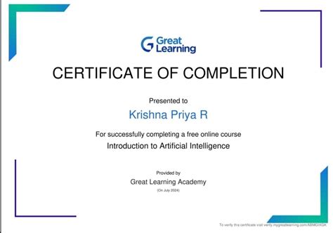 Krishna Priya On Linkedin Greatlearning Learnforfree