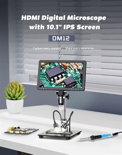 New 10 1 Digital Microscope 2000x For Mobile Repair Soldering