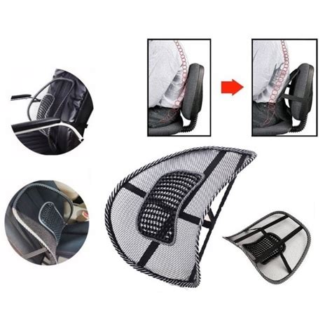 Анатомична облегалка за кръст за кола стол и офис