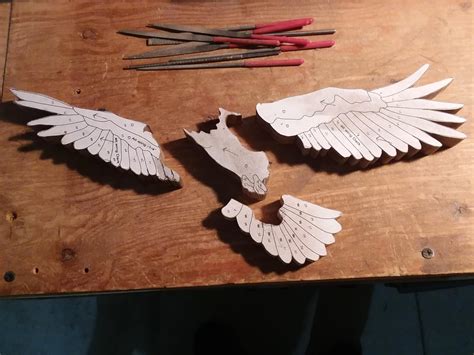 Wood Eagle Wing Pattern