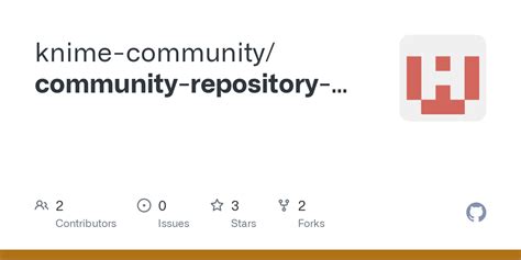 Github Knime Communitycommunity Repository Template
