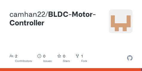 Github Camhan22bldc Motor Controller