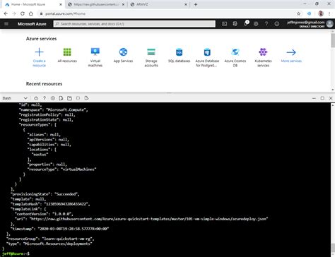 Video Deploy Azure Vm Using Arm Template And Bash Cloud Shell Spjeff
