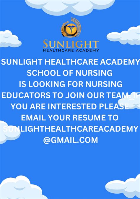 Sunlight Healthcare Academy School Of Nursing Posted On Linkedin