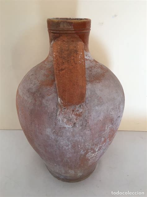 Antiguo Cantaro De Barro Popular Gran Tamaño Comprar Utensilios Del