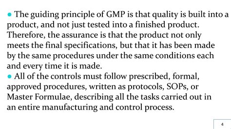 Cgmp Guidelines According To Schedule M Pptx