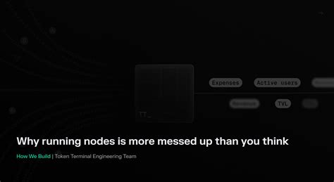 Engineering Token Terminal