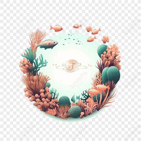 바다의 날 수생 식물 해양 식물 그린 세상 Png 일러스트 무료 다운로드 Lovepik