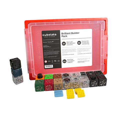Modular Robotics Cubelets Brilliant Builder Kit Midwest Technology Products