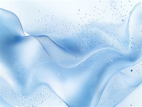 Abstract Blue Wave Background Flowing Lines Digital Texture Data Visualization Stock