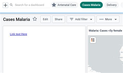 Hyperlink On Dashboard Support Assistance Technique Dhis2 Community