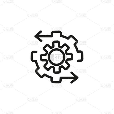 IT管理线图标