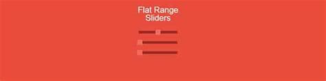 CSS Range Sliders Impressive Designs