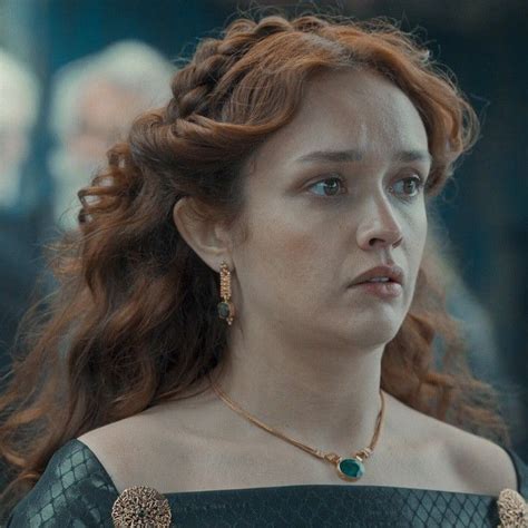 Olivia Cooke As Alicent Hightower House Of The Dragon Dragon Hair