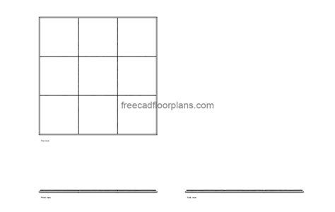 Gypsum Acoustical Ceiling Tiles Free Cad Drawings