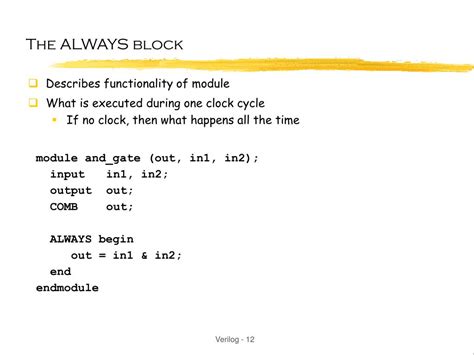 Ppt Writing Hardware Programs In Abstract Verilog Powerpoint Presentation Id