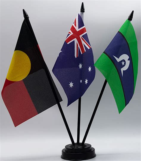 Buy Aboriginal Australia Torres Strait Island Flag Set Small Online From Flags Down Under