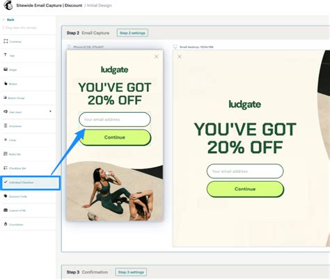 collect consent with popup forms mailchimp