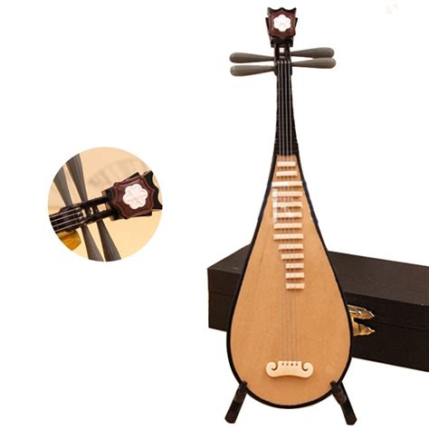 Miniature Pipa Model Replica With Stand And Case M Grandado