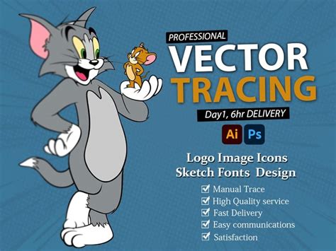 Low Quality Vector Tracing Into High Resolution Upwork