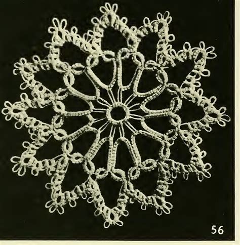 Vintage Book Tatting Patterns Shuttle Lace Tatting Retro Lace Tatted Motifs Pattern Pdf