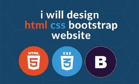 Design Modern Responsive Website With Html Css And Bootstrap By